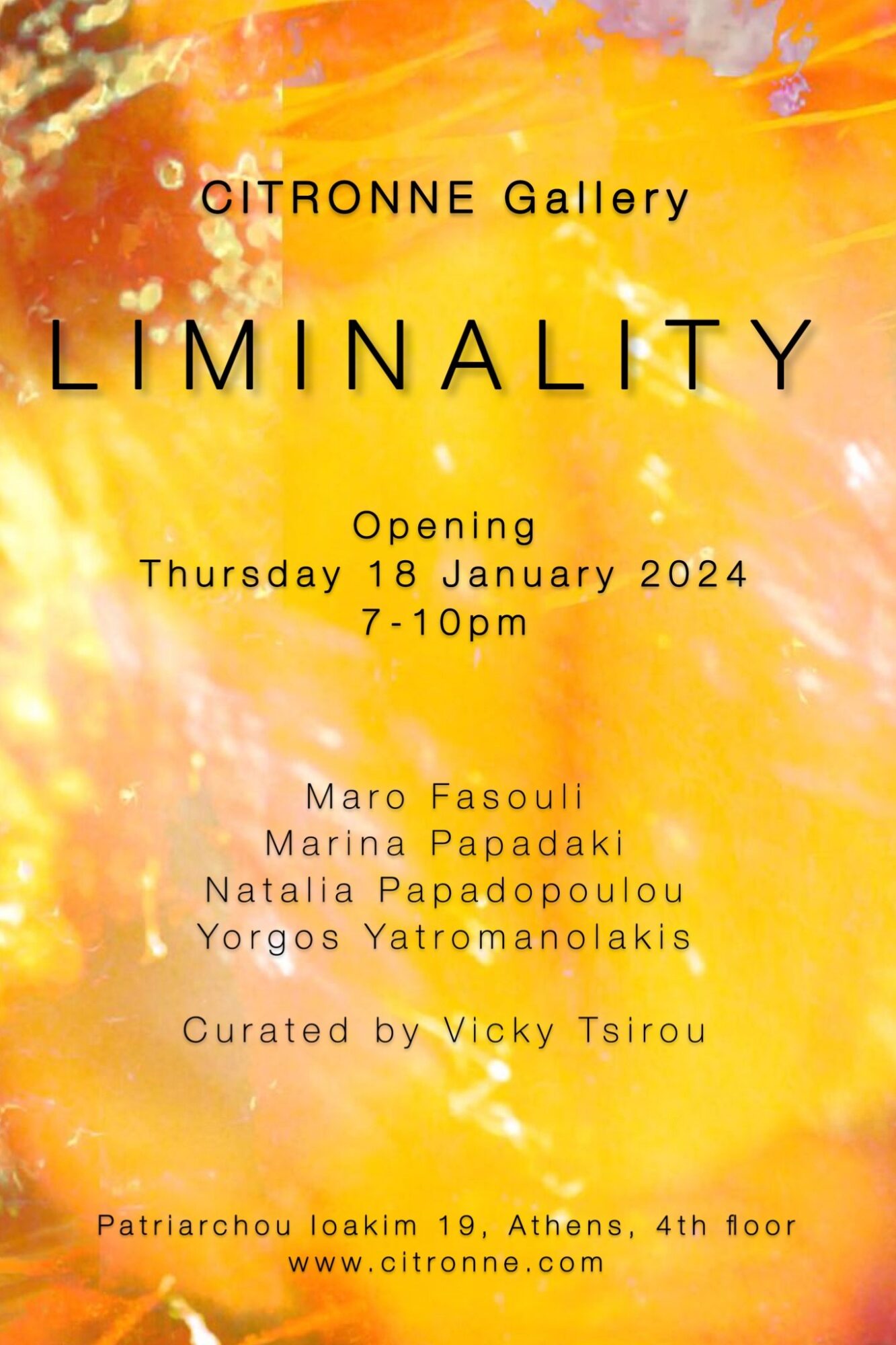 4 Fellows at the exhibition "Liminality" - artworks